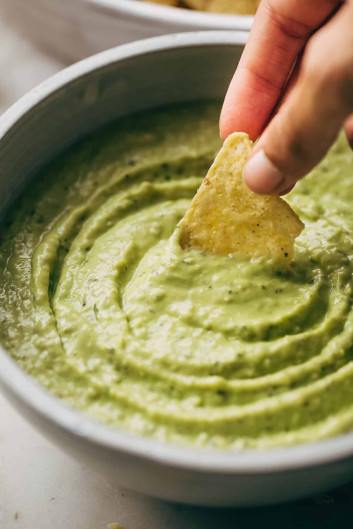 Creamy Guacamole Salsa (Ninfa's Green Sauce) Recipe | Little Spice Jar