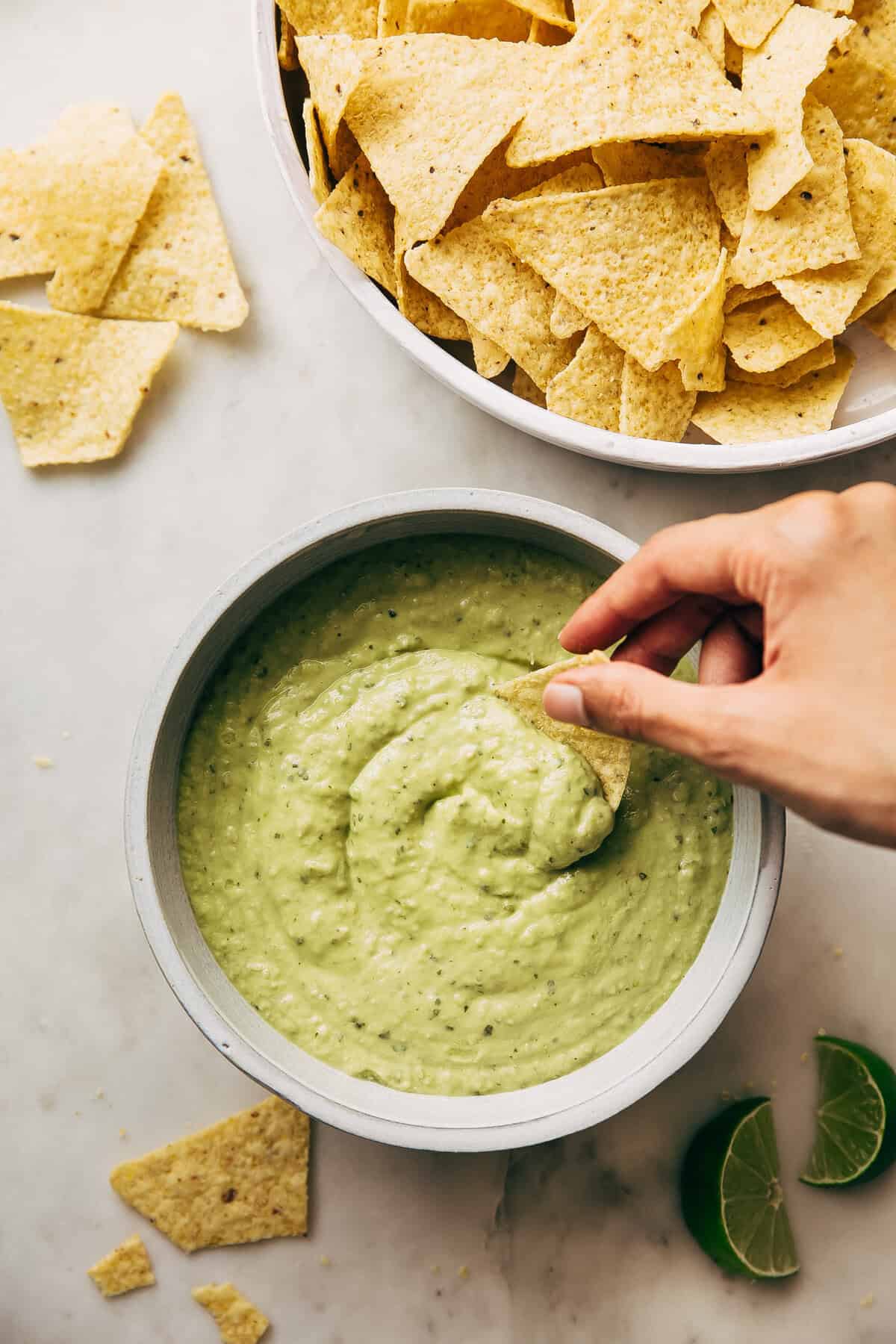 Creamy Guacamole Salsa (Ninfa's Green Sauce) Recipe | Little Spice Jar