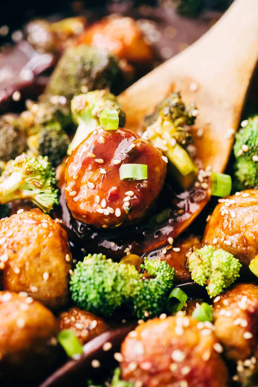 General Tso's Chicken Meatballs Recipe | Little Spice Jar