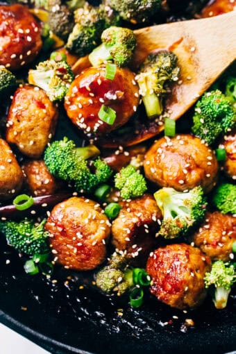 General Tso's Chicken Meatballs Recipe | Little Spice Jar