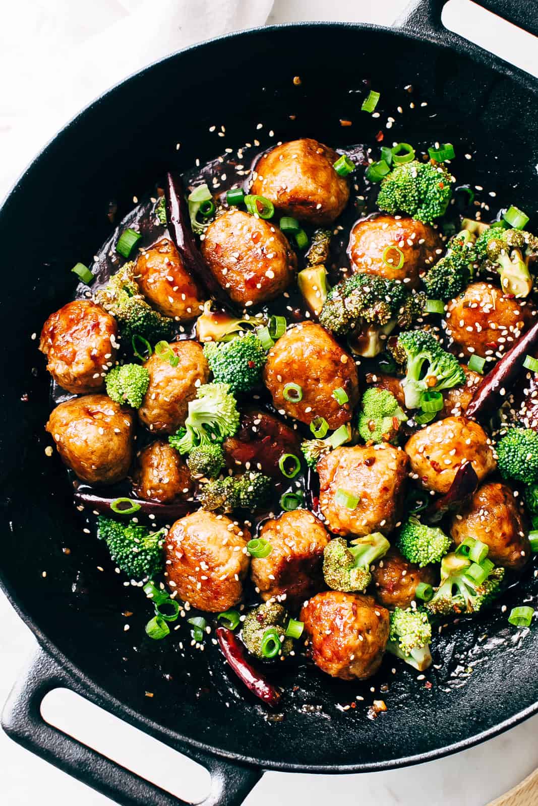 General Tso's Chicken Meatballs Recipe | Little Spice Jar