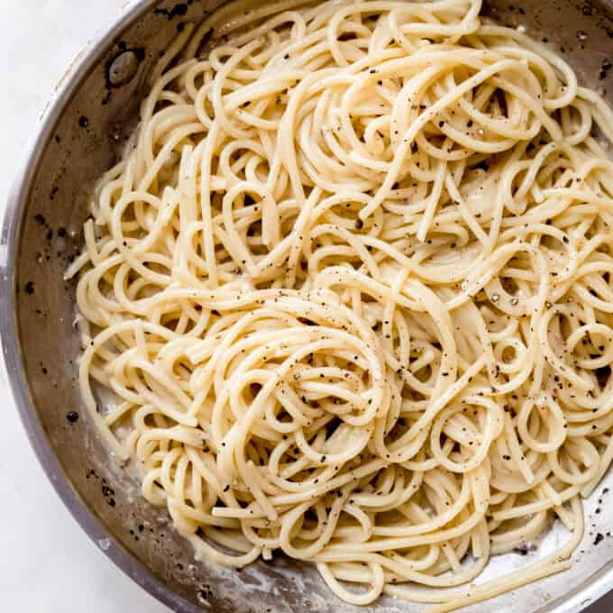 Deliciously Easy Cacio E Pepe (3 Ingredients!) Recipe | Little Spice Jar