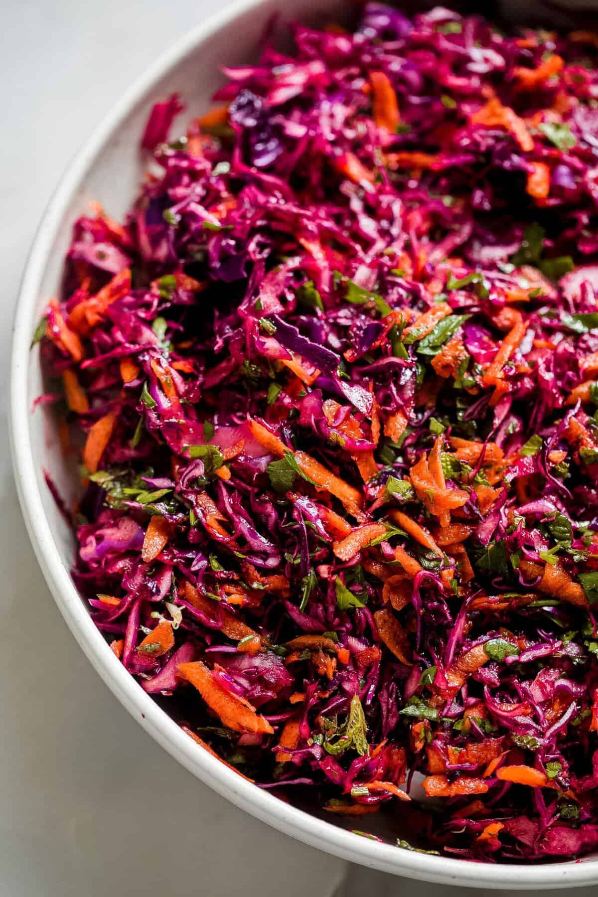Red Cabbage Salad Recipe | Little Spice Jar