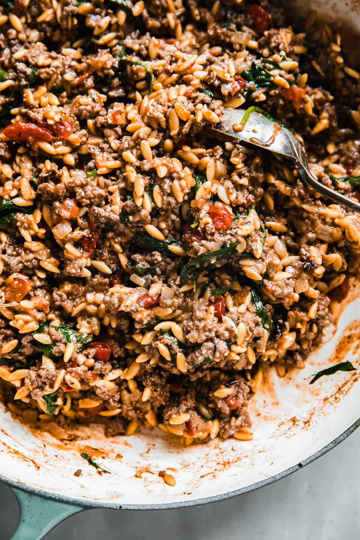 Cozy Ground Beef Orzo Recipe | Little Spice Jar
