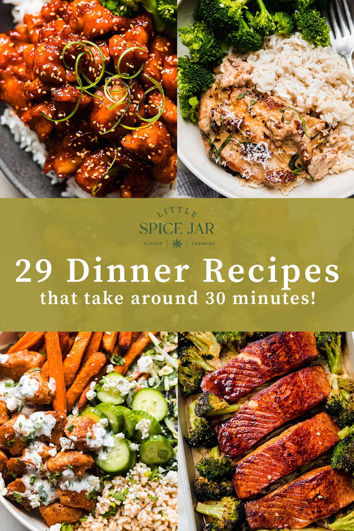 29 Dinner Recipes – Ready in 30 Minutes! - Little Spice Jar