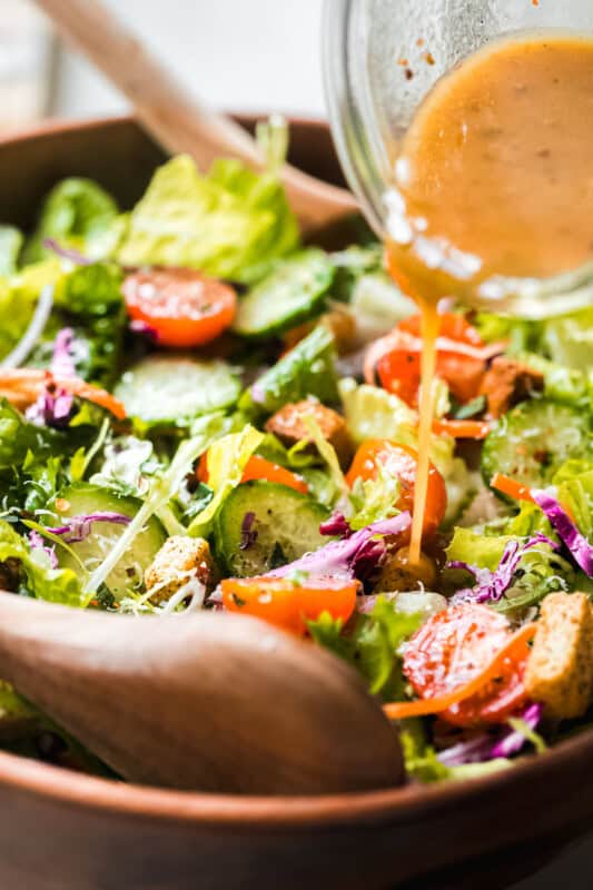Everyday House Salad Recipe | - Little Spice Jar