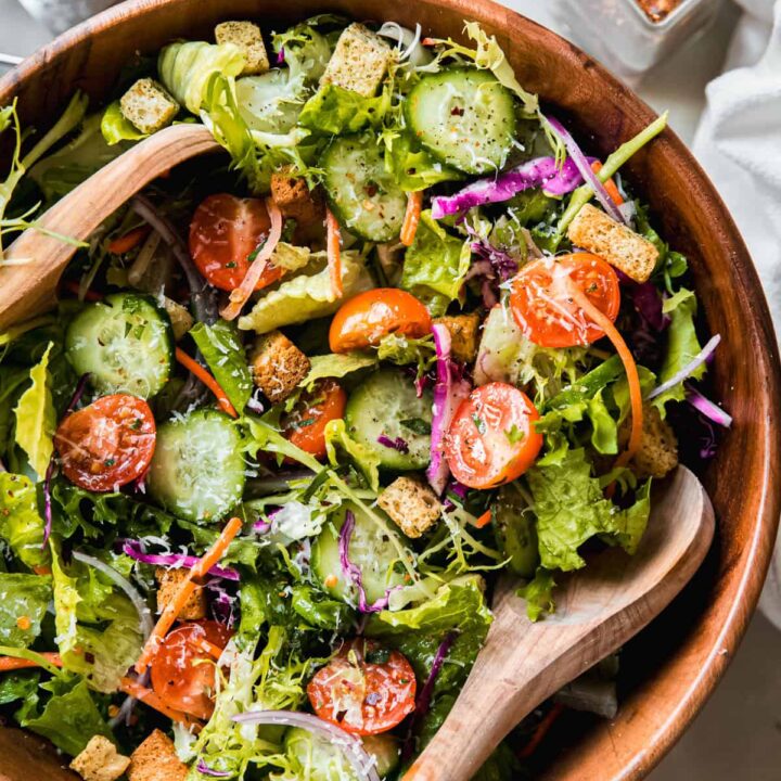 Everyday House Salad Recipe | - Little Spice Jar