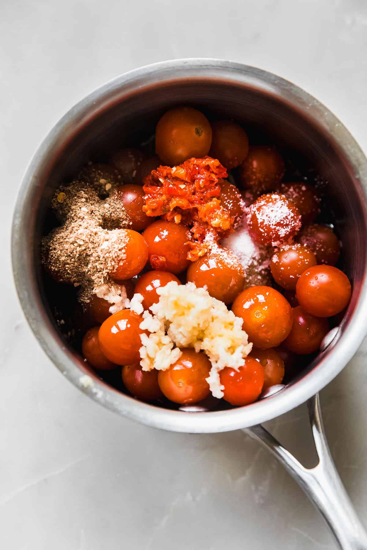 Tomato Confit with Labneh - Little Spice Jar